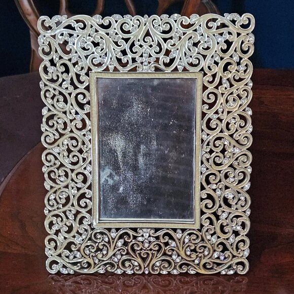 Jay Strongwater | Accents | Rare Vintage Jay Strongwater Scroll Wedding ...